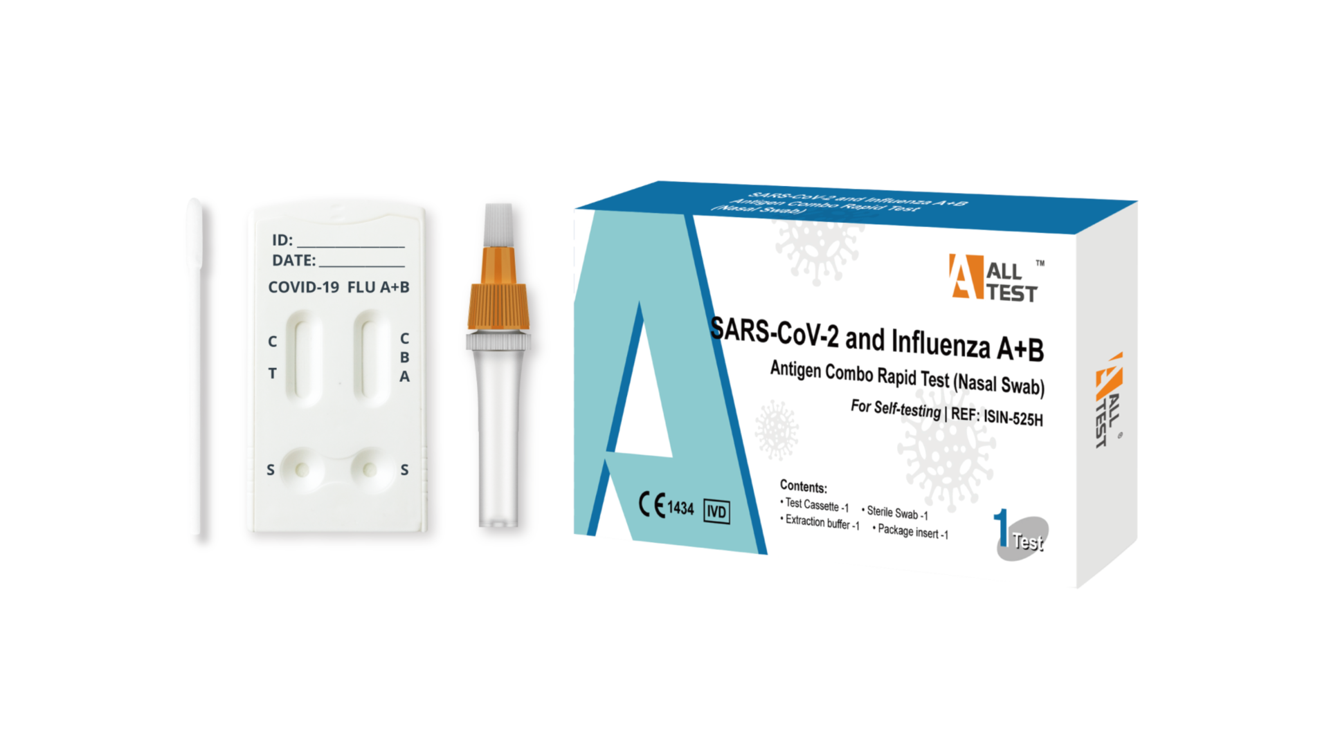 ALLTEST - Antigen Combo Rapid Test - Nasal Swab - EQL Pharma ALLTEST - Antigen Combo Rapid Test - Nasal Swab - EQL Pharma